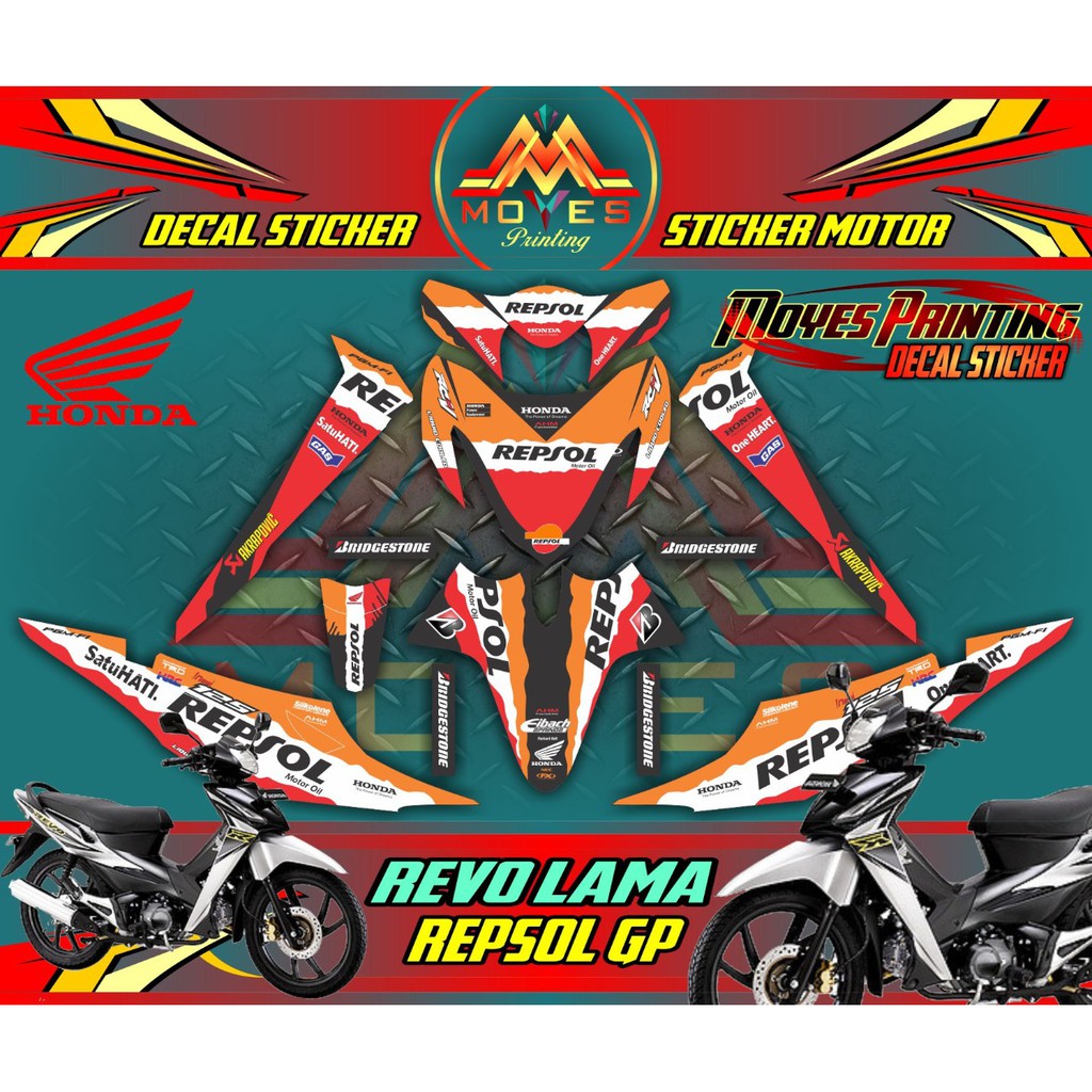 Full BODY Sticker For HONDA REVO Old Design | Shopee Malaysia