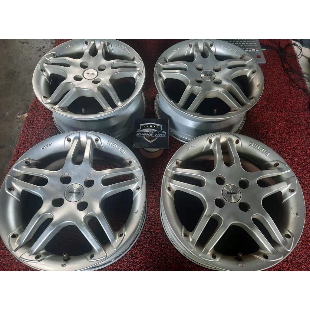 DAIHATSU L900 /PERODUA KENARI MOMO RIM 16INCH MADE IN ITALY F/R SET(NO ...