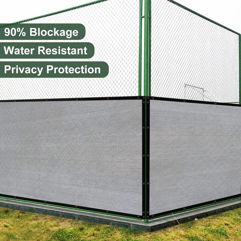 Grey Color Privacy Screen Fence Backyard Awning Gate Fence Outdoor Sun ...