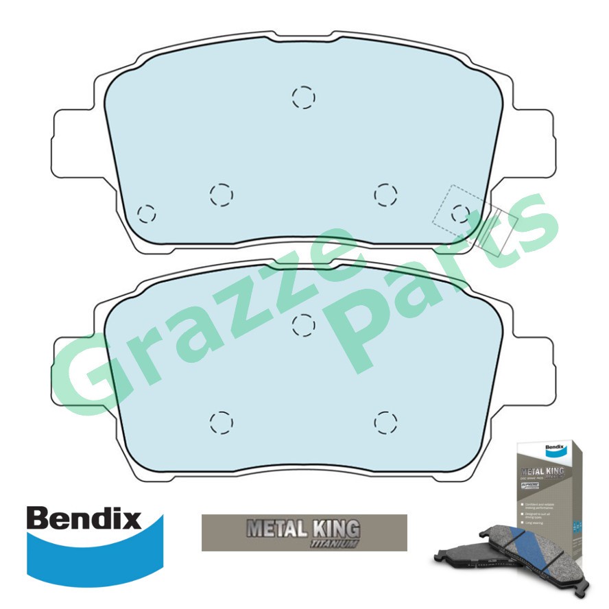 Bendix Metal King Brake Pad Front for DB1422 - Toyota Vios NCP42 Altis ZZE122 | Shopee Malaysia