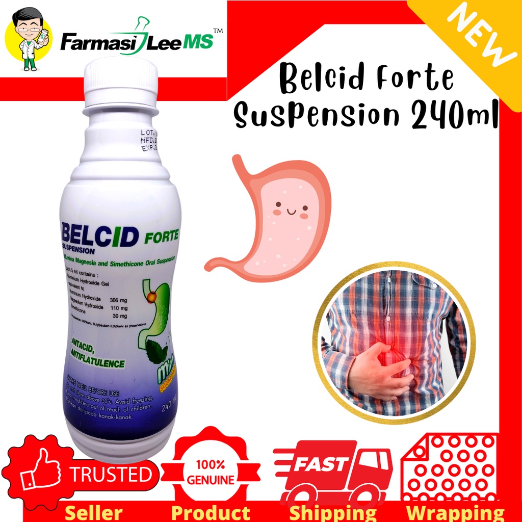 Belcid Forte Suspension 240ml (EXP 07/2026) | Shopee Malaysia