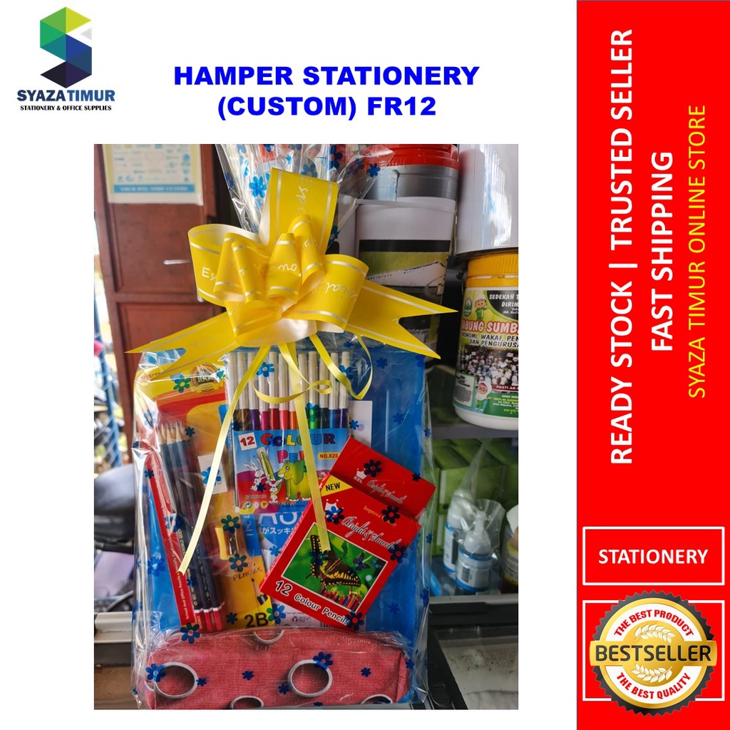 [ST-GR MY] Stationery Hamper Gift FR12 / Stationery Set / Hamper Alat ...