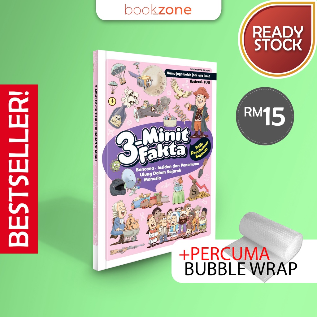 [ 100% Original ] 3-MINIT FAKTA TITIK PERUBAHAN SEJARAH READY STOCK | Shopee Malaysia