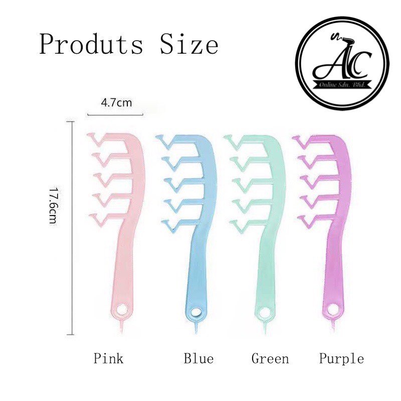 Z-Shaped comb Z comb Hair Gap Comb Z Sikat Z字发缝梳子 Hair Fluffy Comb Hair ...