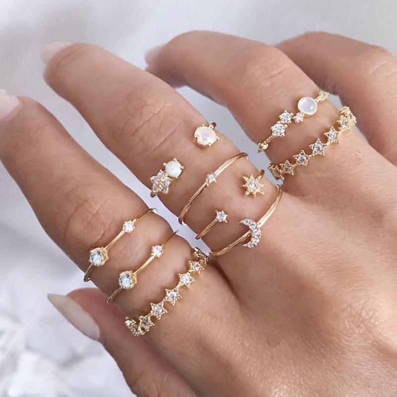 🌟 𝓢tarlight 𝓡ings 𝓢et 🌟 | Shopee Malaysia