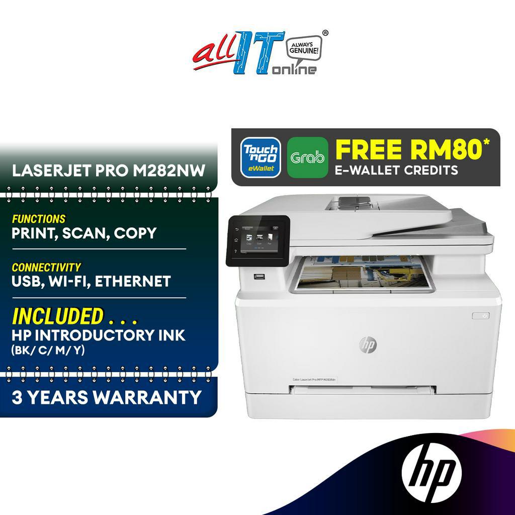 HP Color LaserJet Pro MFP M282nw Printer (USB, Wi-Fi, Ethernet ...