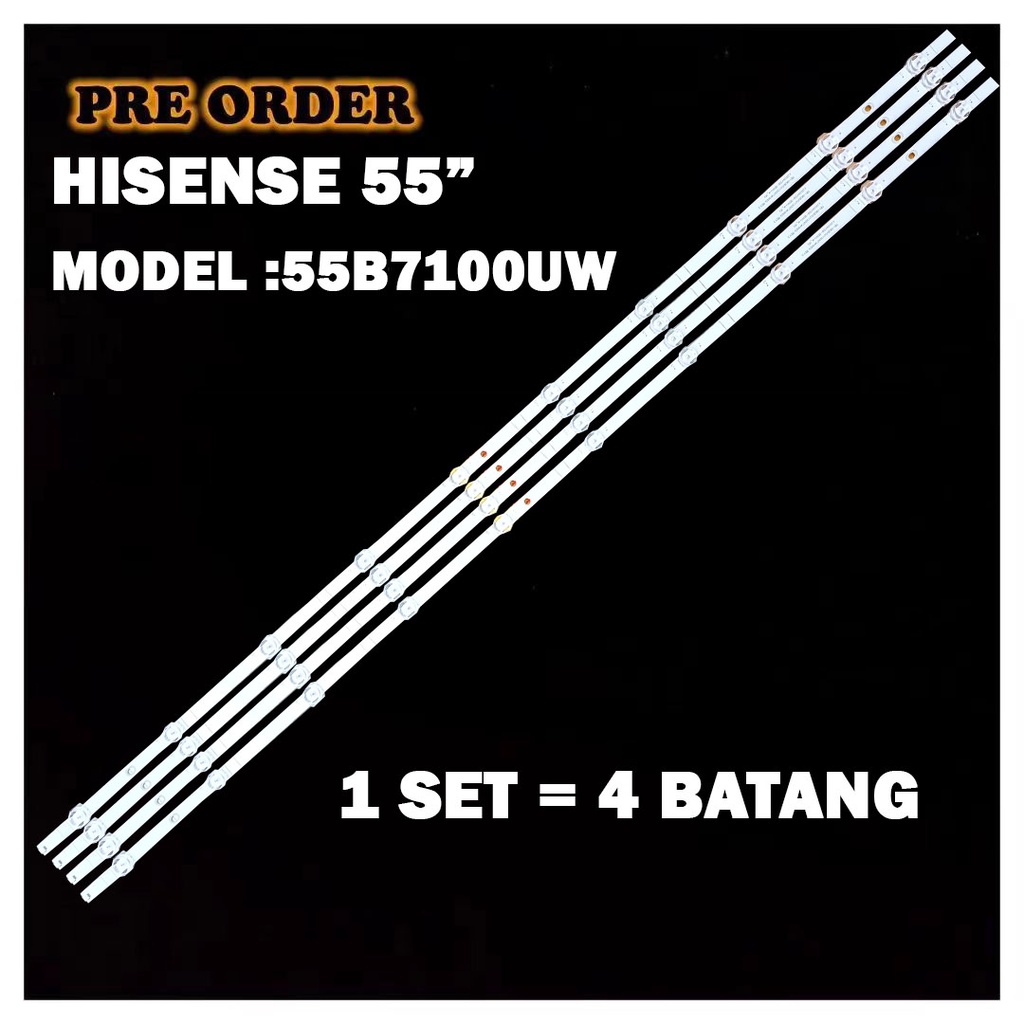 55B7100UW HISENSE 55" LED TV BACKLIGHT(LAMPU TV) HISENSE 55 INCH LED TV ...