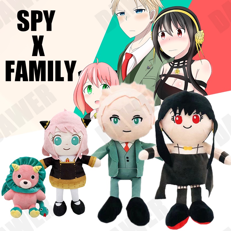 New Anya Spy X Family Plush Dolls Anya Forger Cartoon Bond Forger Yor ...