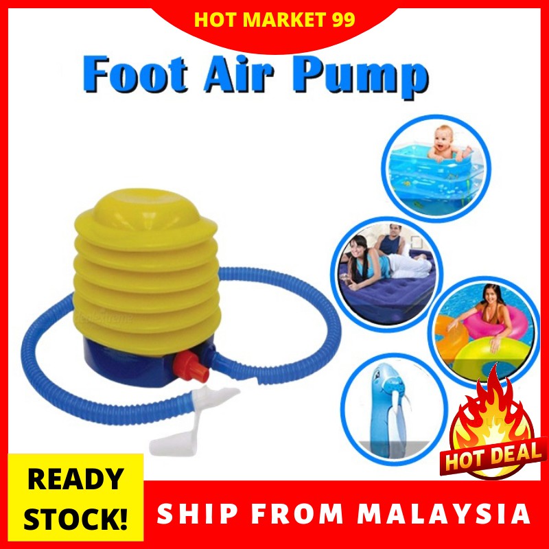🔥 Inflatable Swimming Pool Bed Balloon Or Foot Air Pump | Pam Angin ...