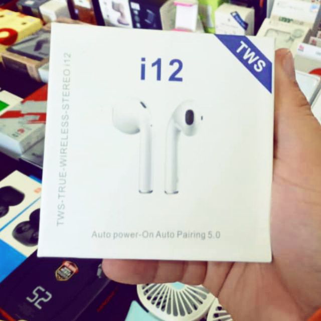 [Ready Stock] True Wireless Stereo Earbuds i12 TWS Bluetooth Earphone ...