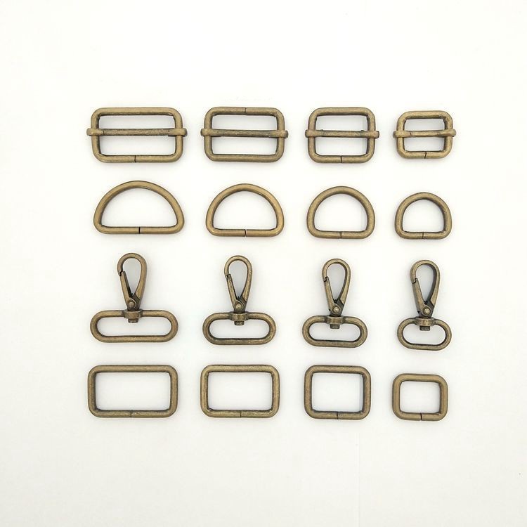 Smart Snap Hooks/D Ring/Rectangle Rings/Rectangle Slider Antique Bronze ...