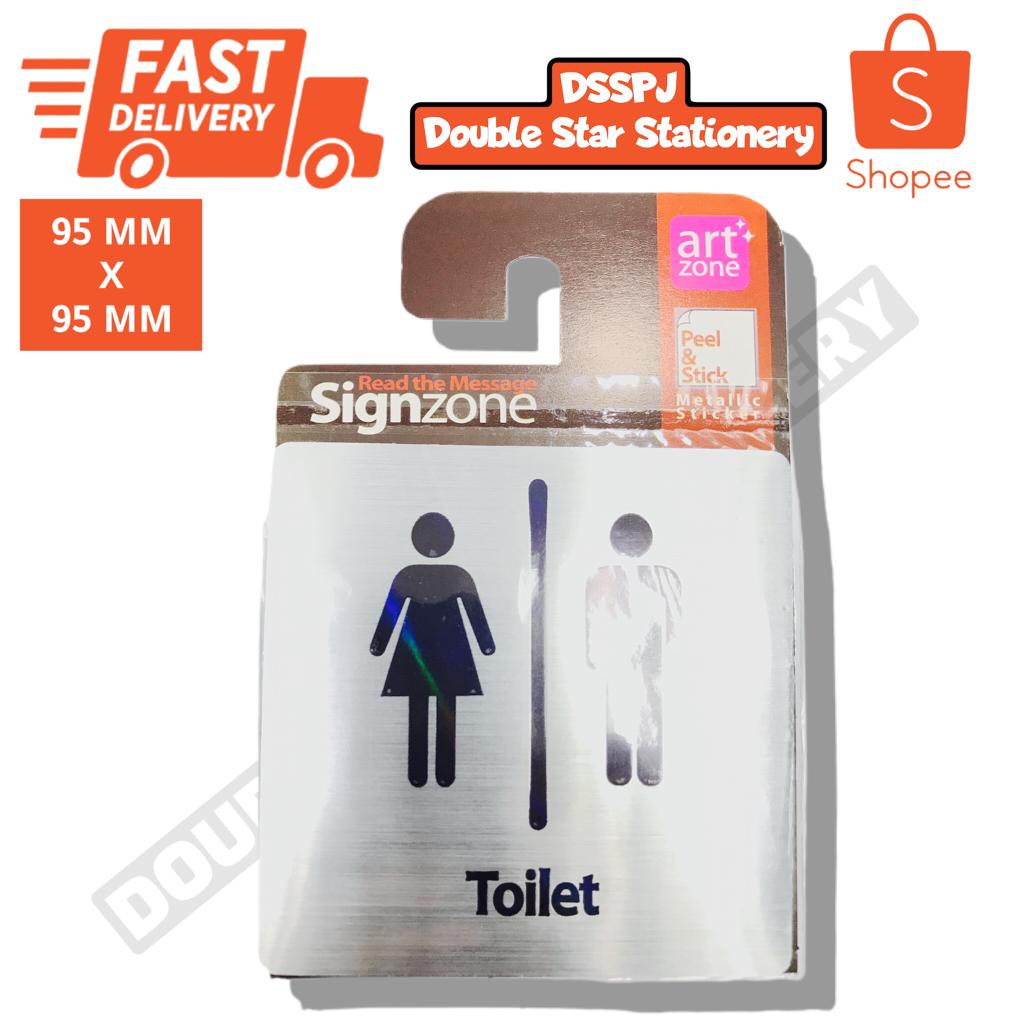 SIGNZONE PEEL & STICK METALLIC STICKER, signage/sign board / sticker ...