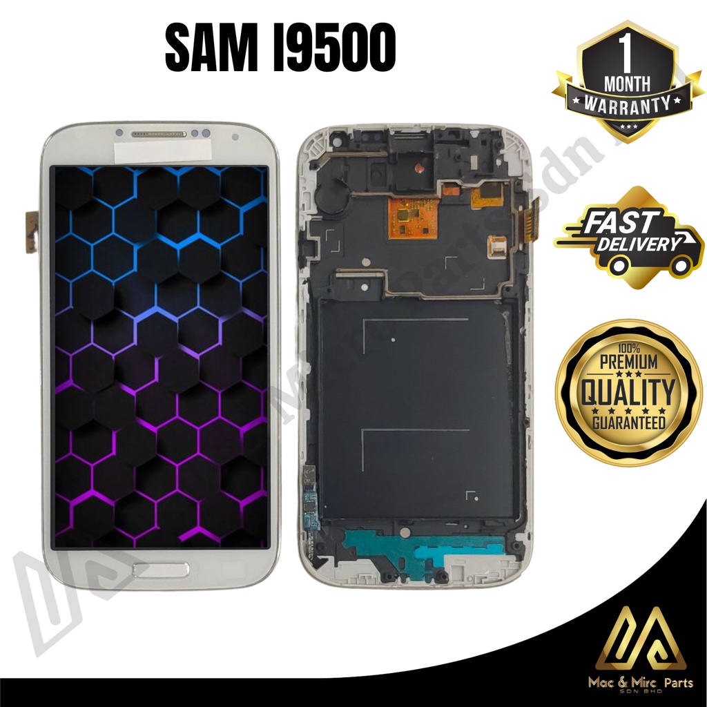 SAMSUNG I9500 ORIGINAL FULLSET LCD TOUCH DIGITIZER REPLACMENT PARTS ...