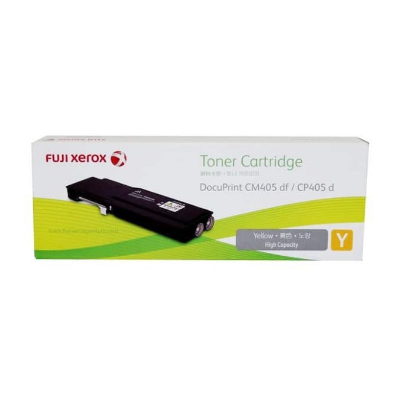 ORIGINAL FUJI XEROX CM405 CM405df CP405 CP405d YELLOW TONER CARTRIDGE ...