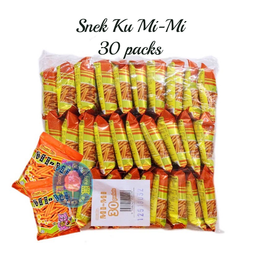 Mimi Snek Ku 30pack Prawn Flavoured Snack | Shopee Malaysia