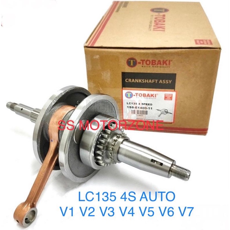 TOBAKI STANDARD CRANKSHAFT - YAMAHA LC135 4S 5S Y15ZR / HONDA RS150 / SYM VF3I | Shopee Malaysia