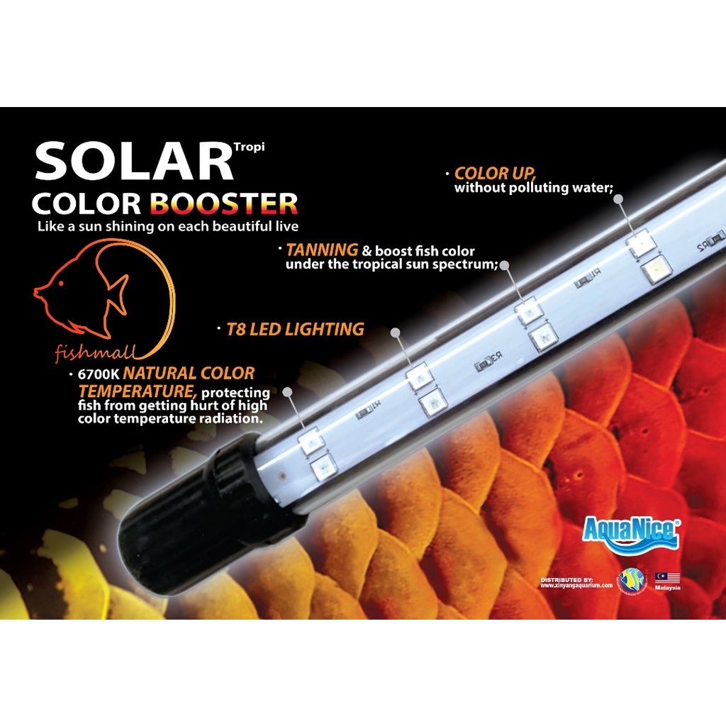 AquaNice Neo-Helios Solar Tropi Color Booster LED Submersible T8 ...