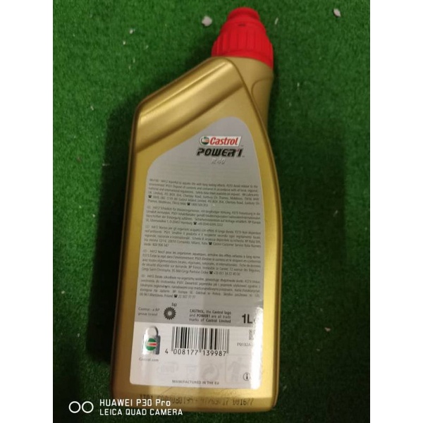 🔥🔥4T CASTROL POWER 1 r40 MADE IN EUROPE🔥🔥 | Shopee Malaysia