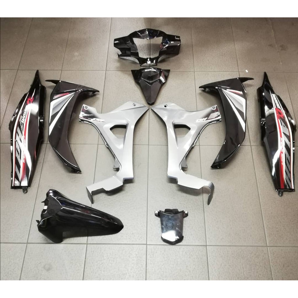 HONDA WAVE ALPHA COVER SET CX DRUM COLOUR BLACK | Shopee Malaysia