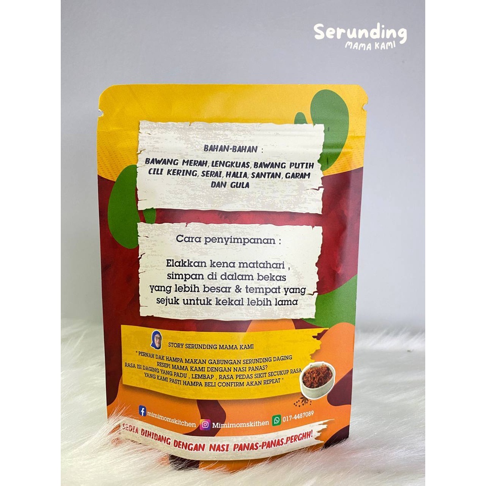 mimimomskitchen Serunding Mama Kami (500g) | Shopee Malaysia