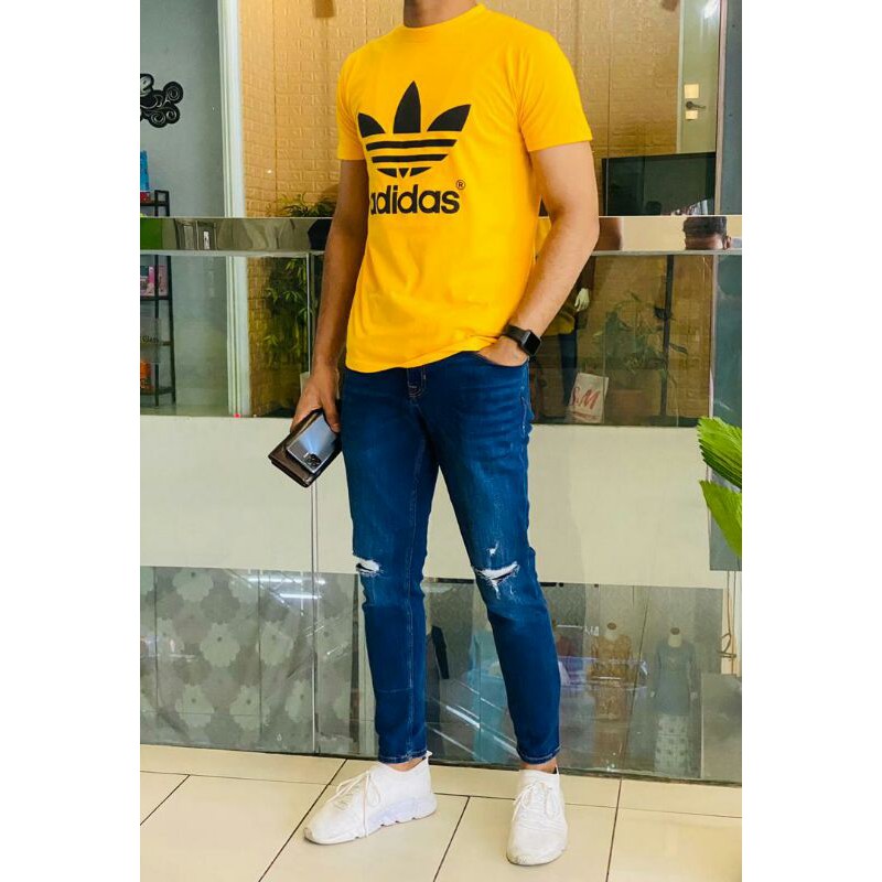 Ready stock] adidas kain 💯%cotton pakai utk perumpuan dn lelaki 👕👕👕 ...