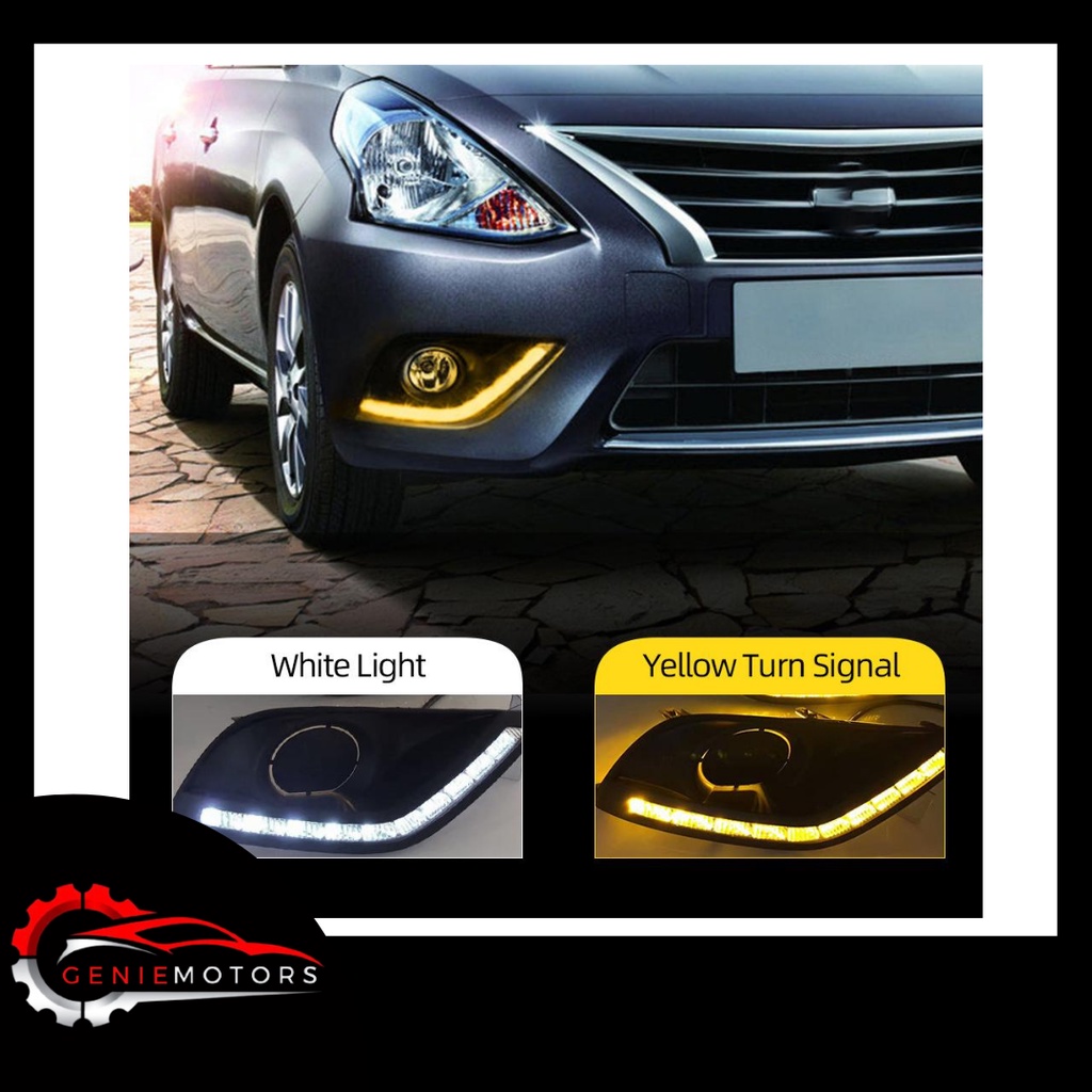 Nissan Almera DRL Foglamp Foglight Spotlight Daytime Running Light ...