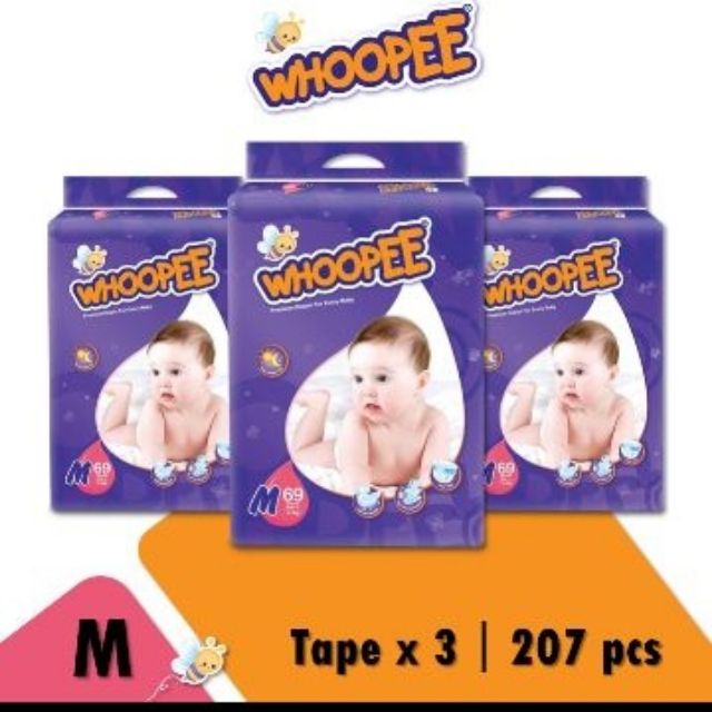 Whoopee Baby Diaper Tape / pants M/L | Shopee Malaysia