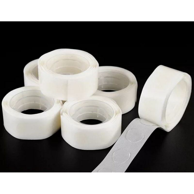 100 Dots Balloon Glue / Clear Transparent Dot Stick Balloon Glue / Dot ...