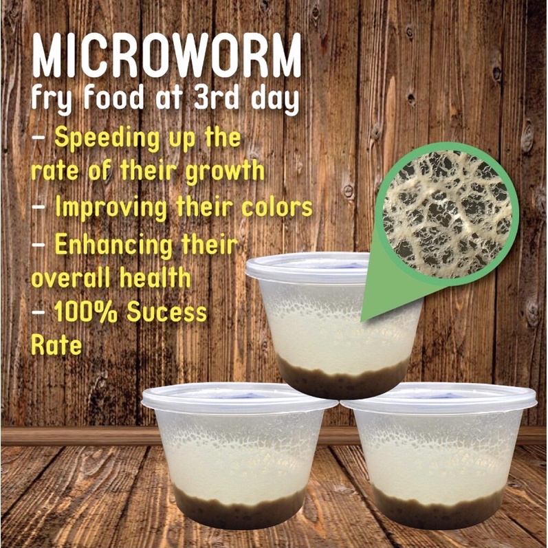 🔥 MICROWORM STARTER 🔥 [READY STOCK] MAKANAN FRY IKAN (MURAH) | Shopee ...