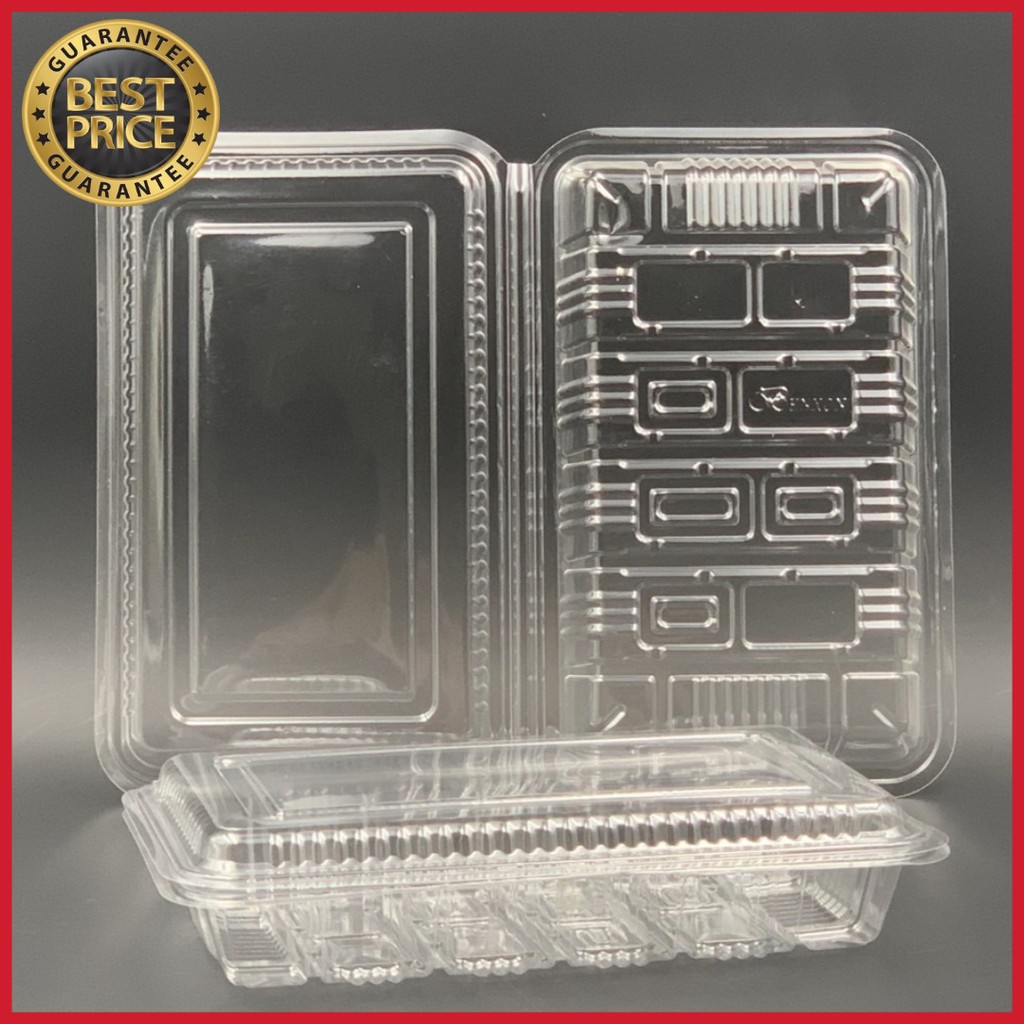 BENXON OPS - OP3H - Plastic Tray Bakery Disposable Plastic Clear Food ...