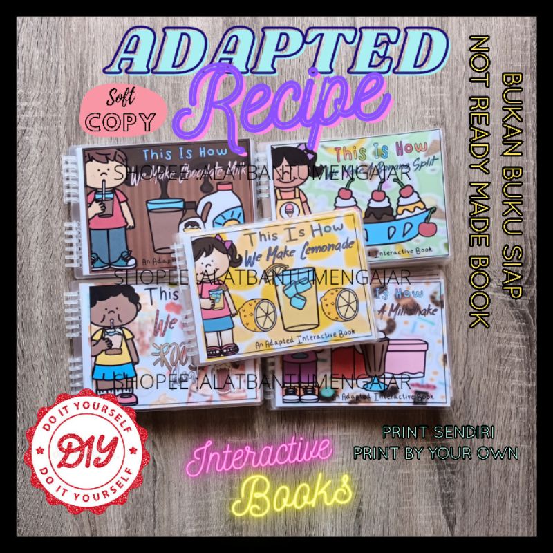 ADAPTED INTERACTIVE RECIPE BOOK | Shopee Malaysia