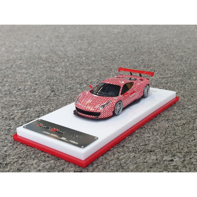Ferrari 458 Superme 1:64 Scale Mini Model Car (Superme Red) | Shopee ...