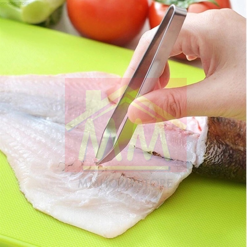 🔥Ready Stock🔥Stainless Steel Multi-function Fish Bone Duck Tweezer ...