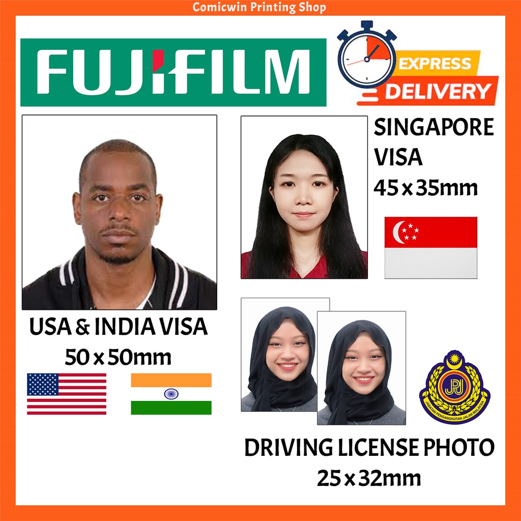 Passport Photo / Visa Photo (Special Size) JPJ GDL Photo * Gambar ...