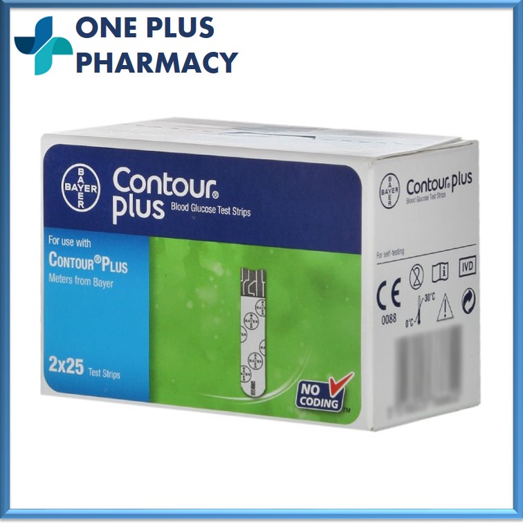 Contour Plus Test Strips 25's / 2x25's [EXP 06/2026] | Shopee Malaysia