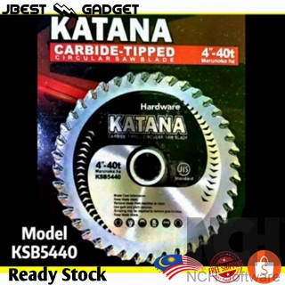 Mata potong kayu plywood Katana 4" Wood Circular Saw Blade 40t/ wood ...