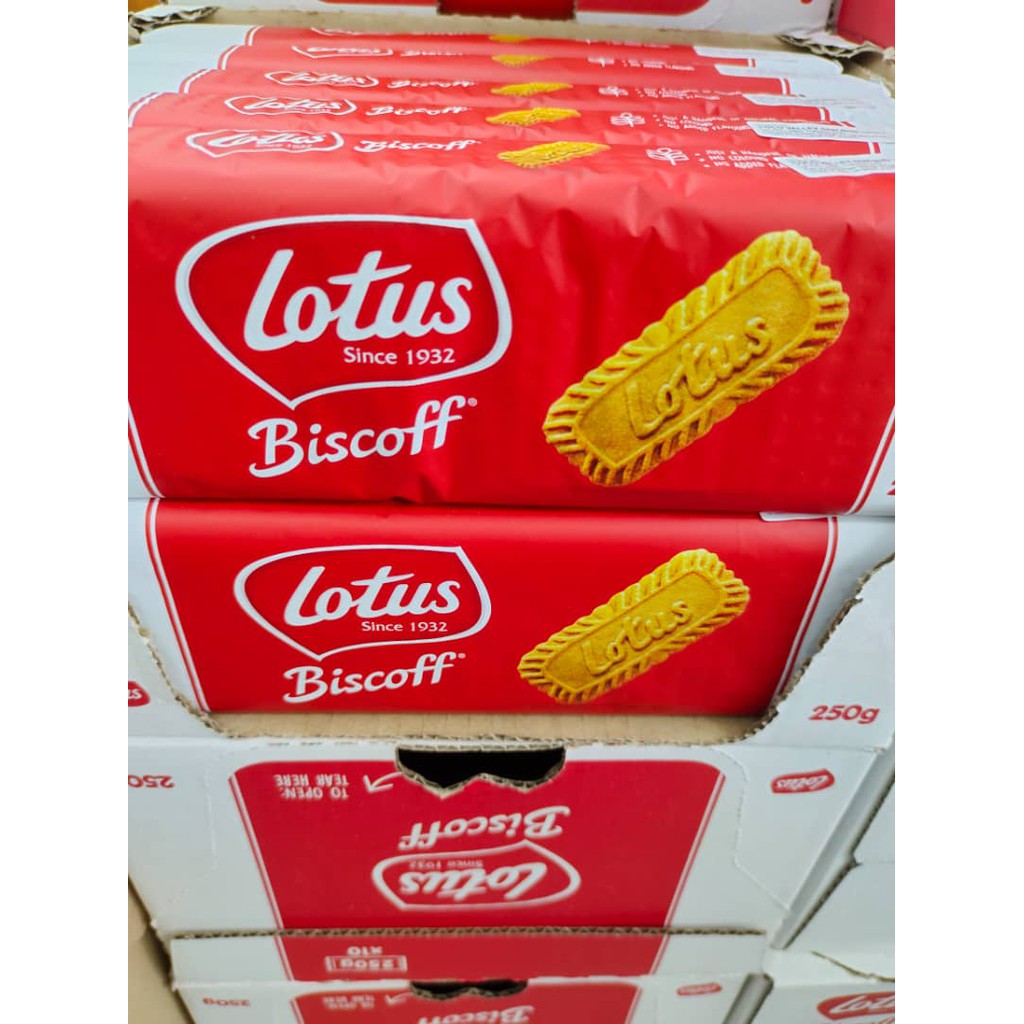 Lotus Biscoff Biscuits (250g 32pcs) | Shopee Malaysia
