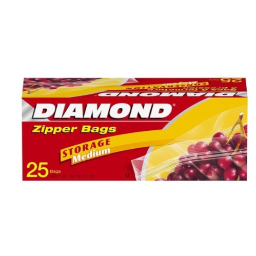 Diamond Zipper Bags / Premium Food Grade ZipLock Freezer Bag / Food ...