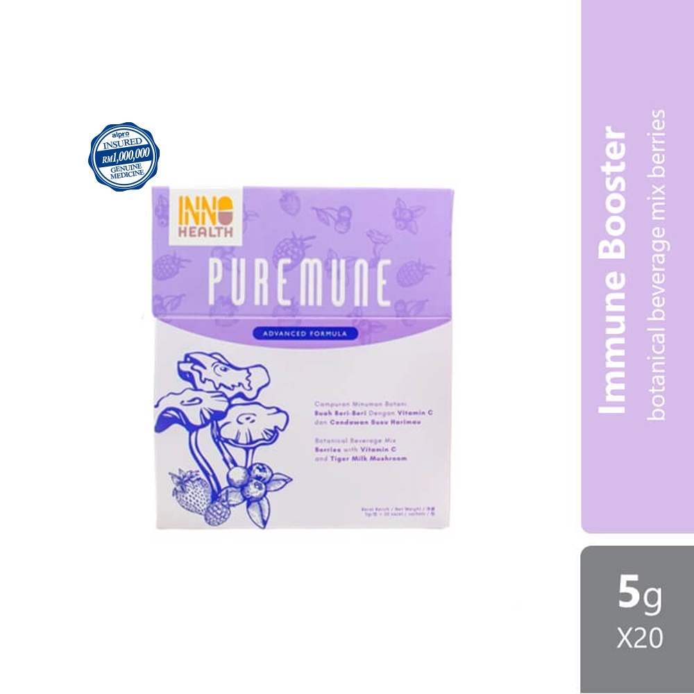 Puremune Botanical Beverage Mix Berries (5g x 20's) | Shopee Malaysia