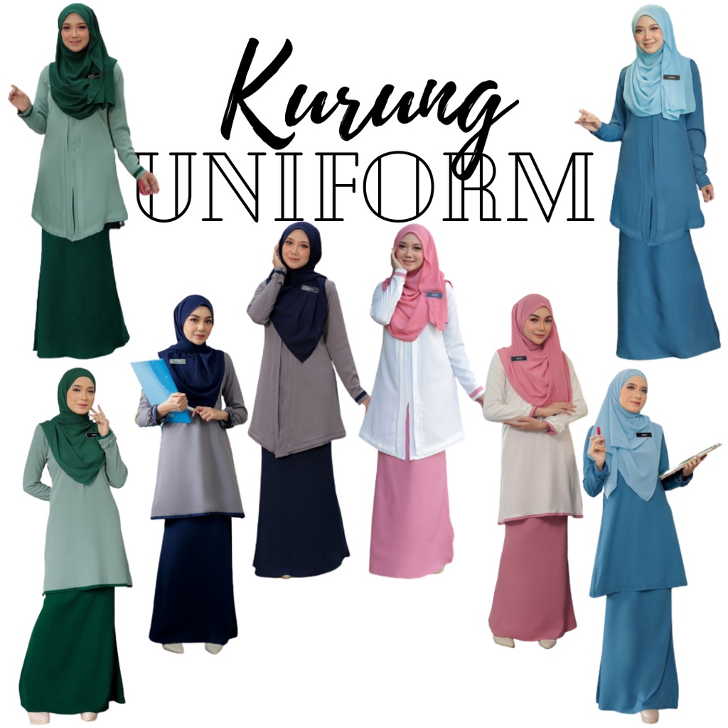 Kurung Uniform Kurung Seragam Pengakap Pandu Puteri KRS Puteri Islam ...