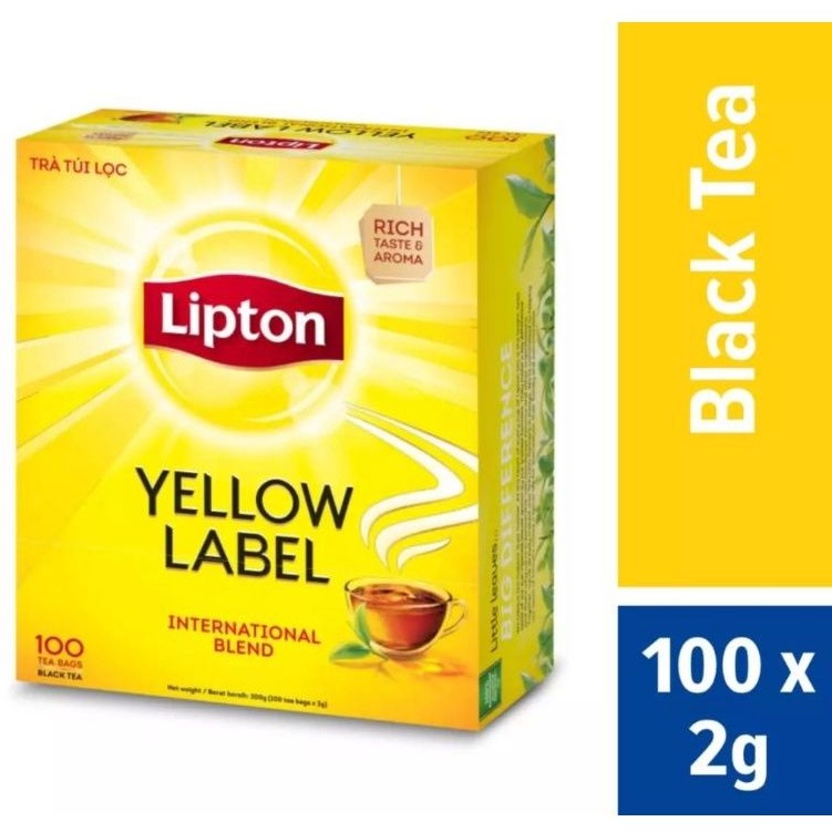 Lipton Yellow Label - Black Tea 100s | Shopee Malaysia