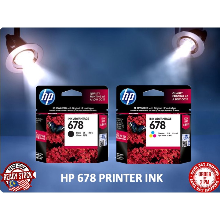 Original HP 678 Ink Cartridge For HP Deskjet 1015/1515/1518/2515/2545 ...