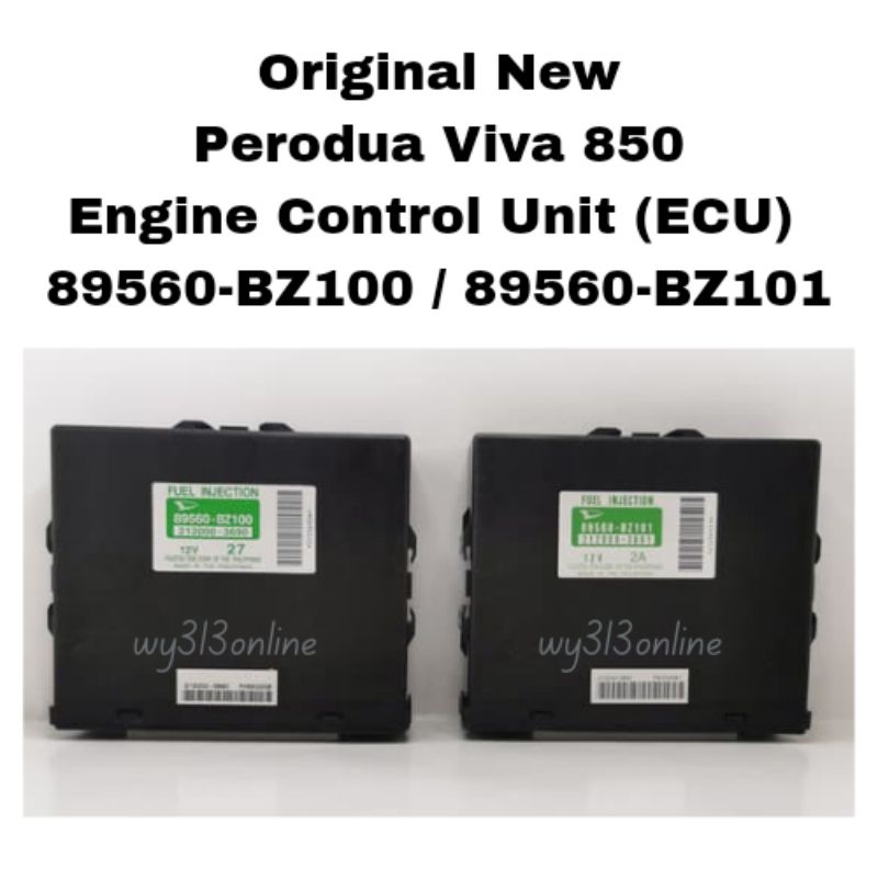 Original New Perodua Viva 850 Engine Control Unit (ECU) 89560-BZ100 / 89560-BZ101 | Shopee Malaysia