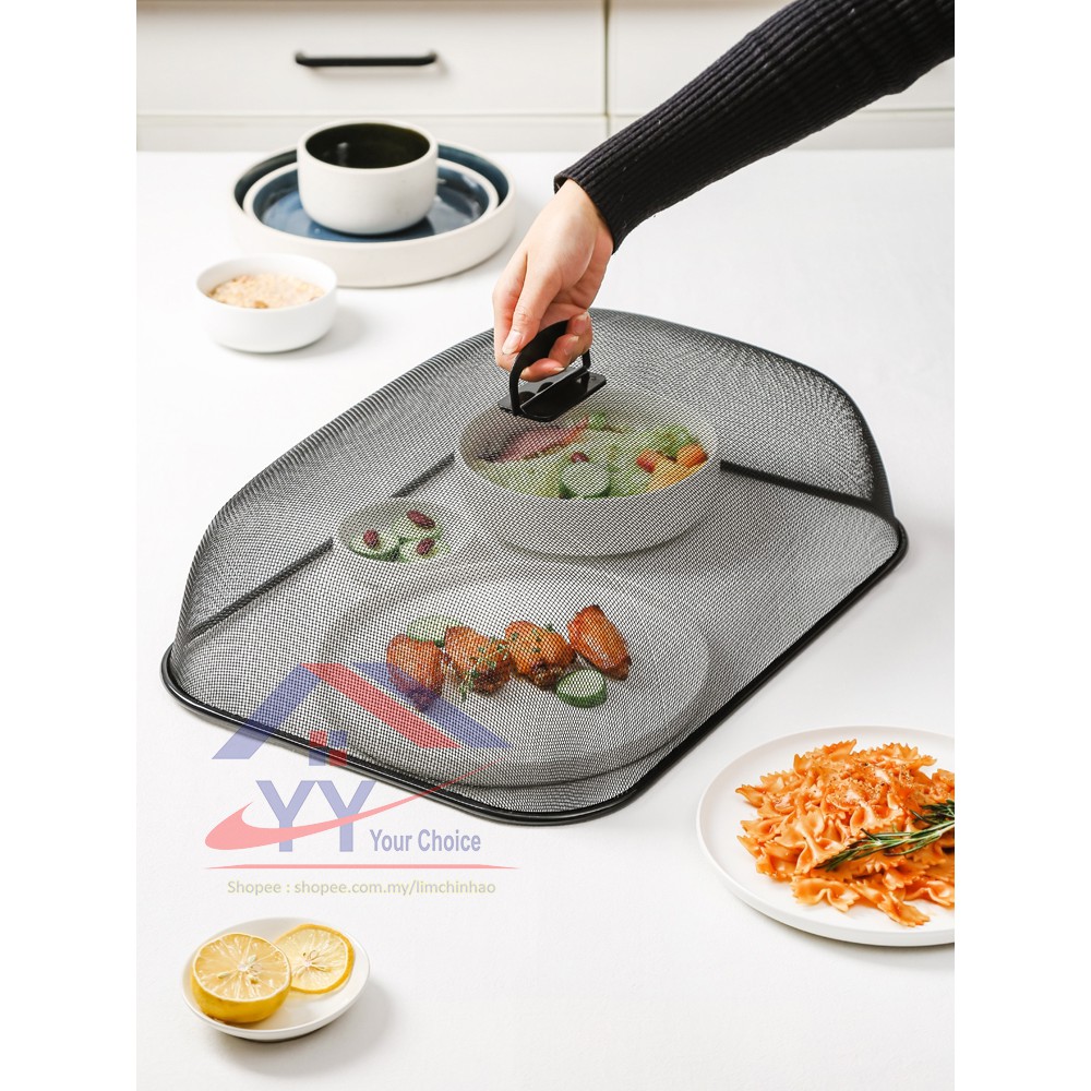 Modern Style Iron Net Food Cover/ Rectangle Square Food Cover/ Tudung ...