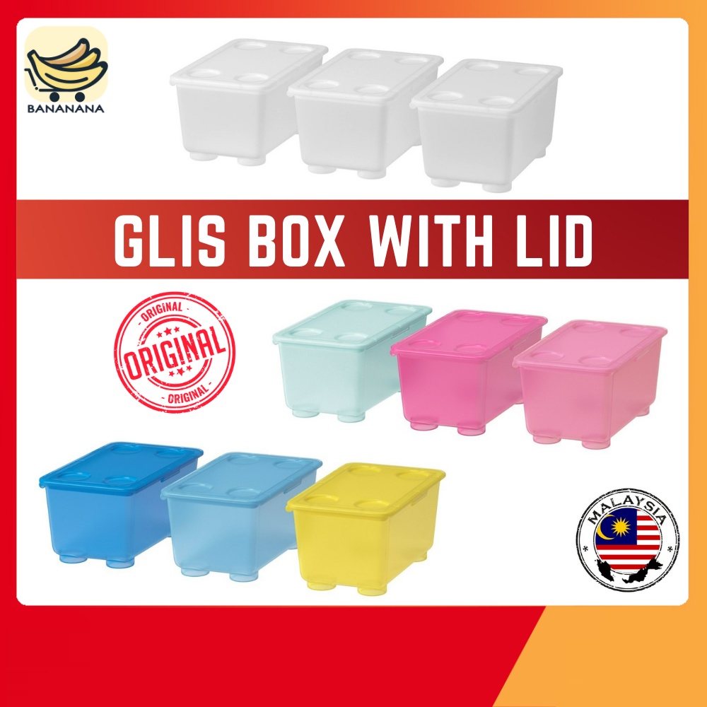 BANANANA GLIS Box With Lid 17x10cm Colorful Kotak Dengan Penutup 100% ...