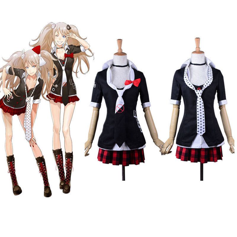 Danganronpa Eye-catching Enoshima Junko Cosplay Costume Complete With ...