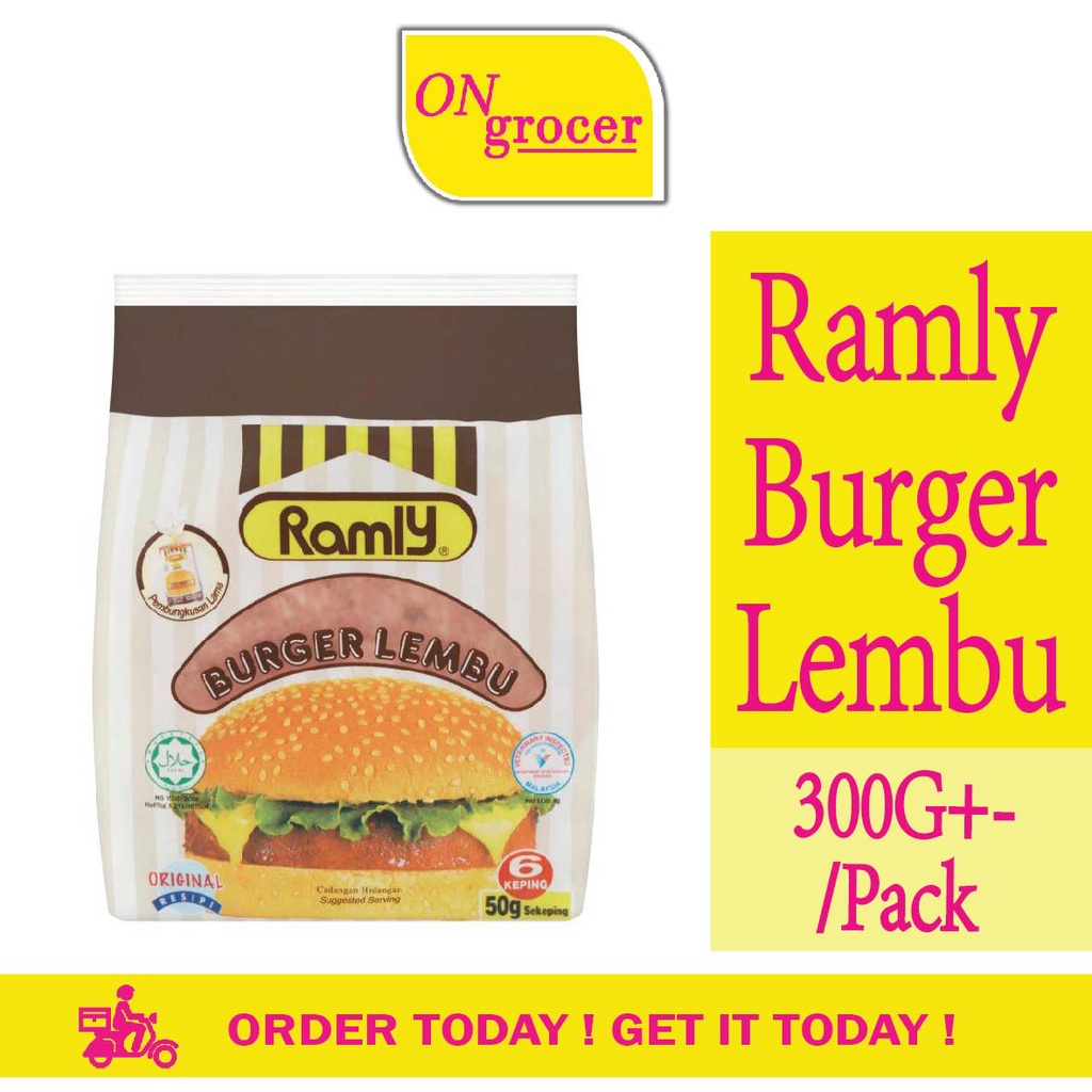 A0962 - Ramly Burger Lembu - 300g+-/Pack | Shopee Malaysia