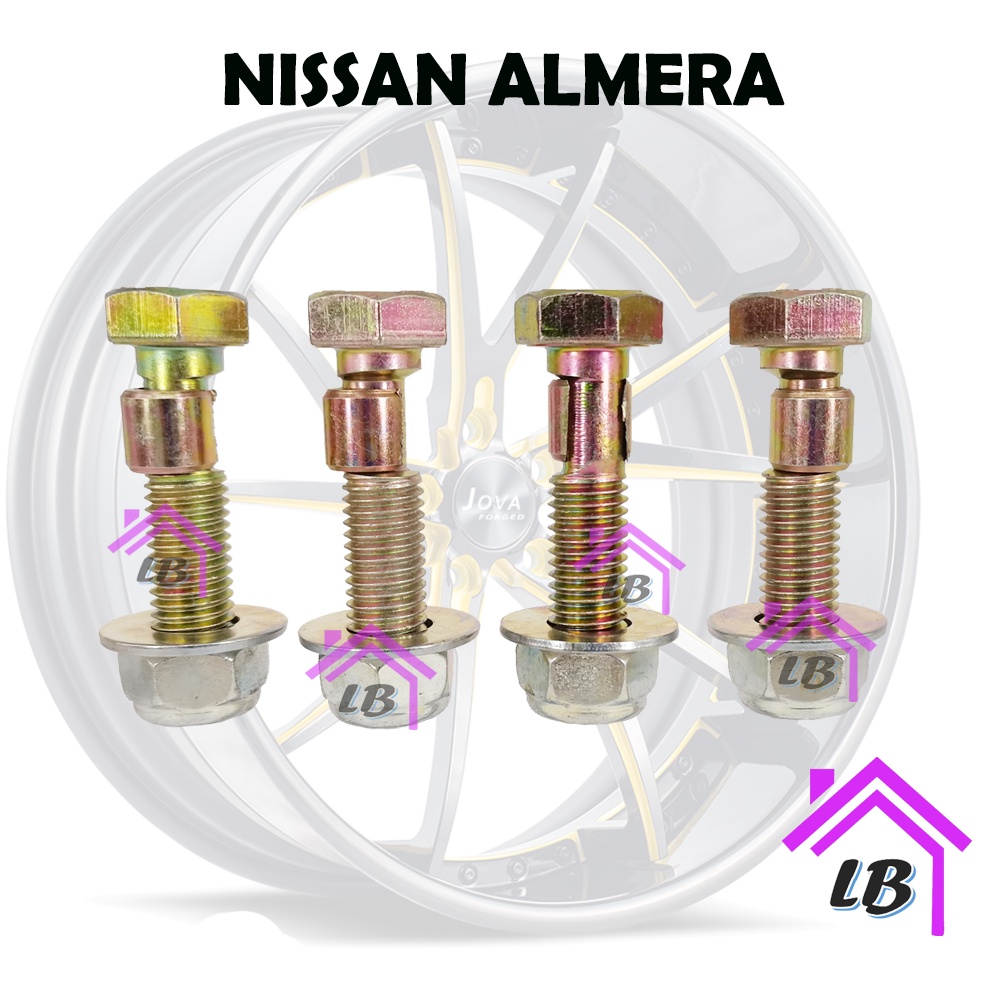 Nissan Almera Camber Nut Front Chamber Nut Depan Camber Skru Adjustable ...