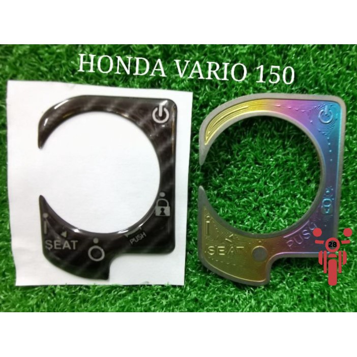 Honda Vario 150 Main Switch Cover Carbon & Alloy Titanium Vario 150 ...