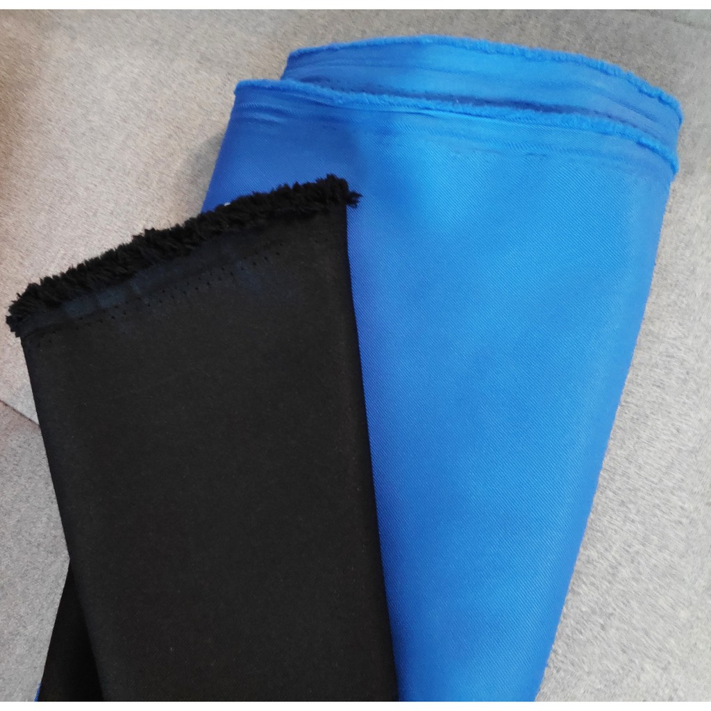 Blue Uniform Sister Nurse 100% Polyester Gabardine Fabric 58”/Kain Biru ...